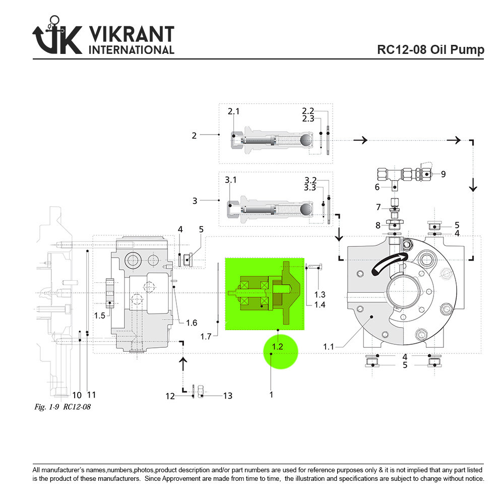 PUMP ELEMENT 2638130 Replacement